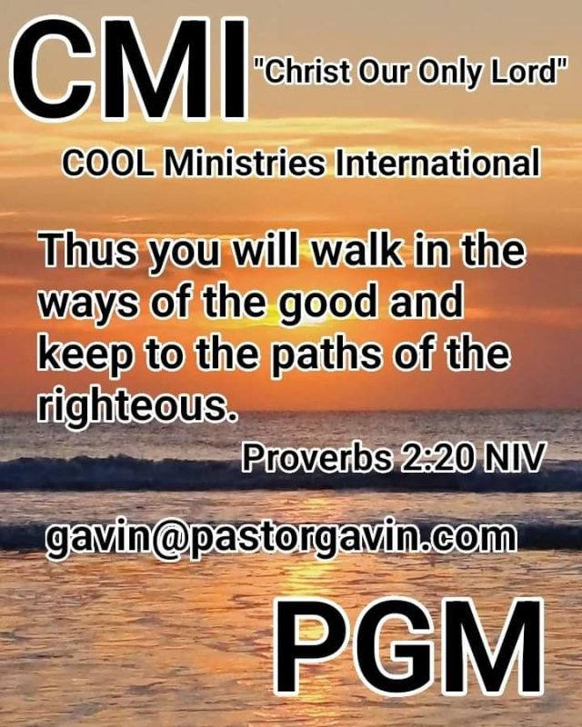 Word of WISDOM Proverbs 2:20 – pastorgavin.com – PGM